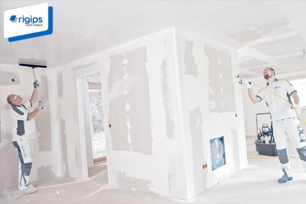 Fertige Spritzspachtelmasse Rigips ProMix Airless | Rigips